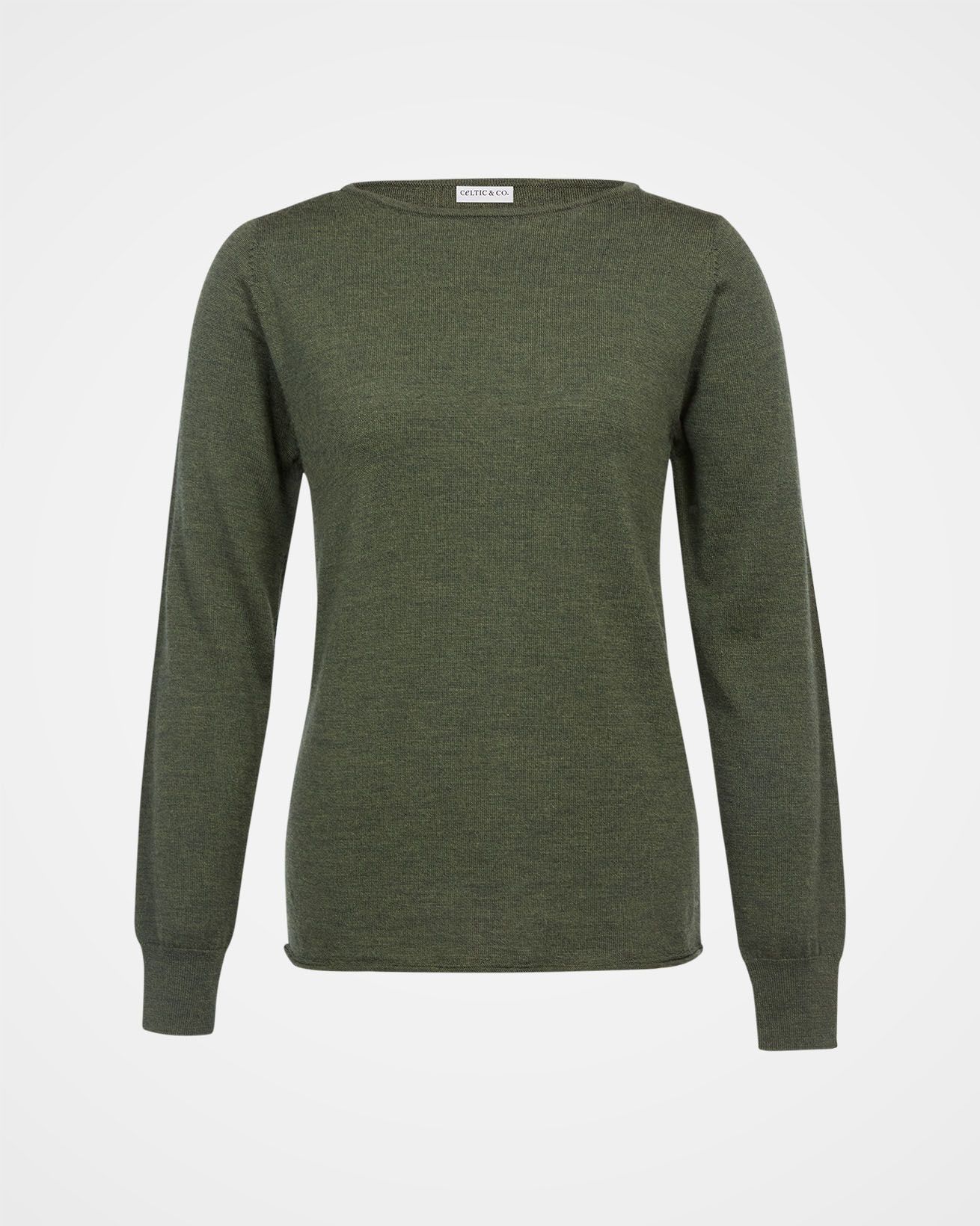 Merino Fine Knit Boat Neck Jumper