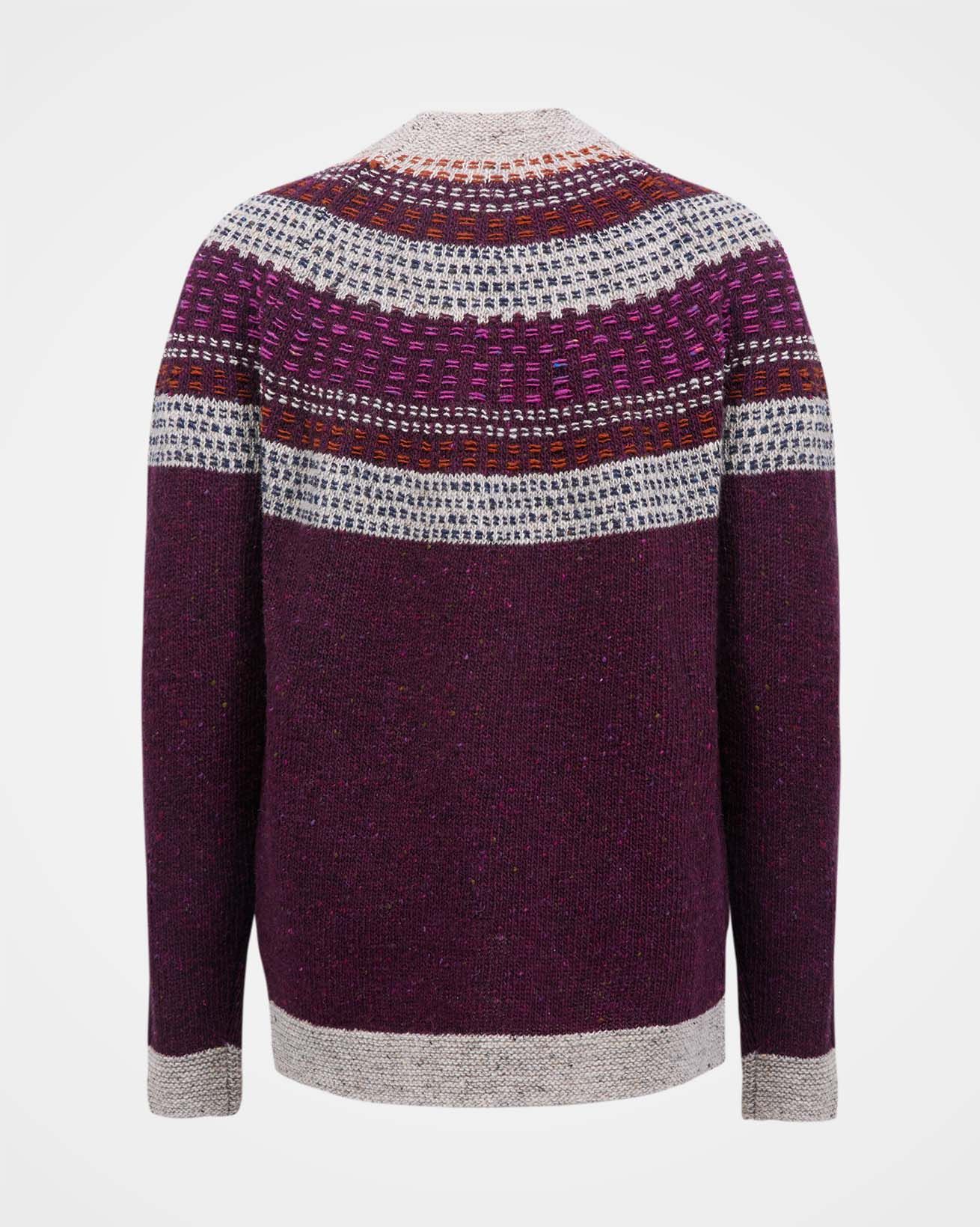 Float Stitch Yoke Donegal Jumper