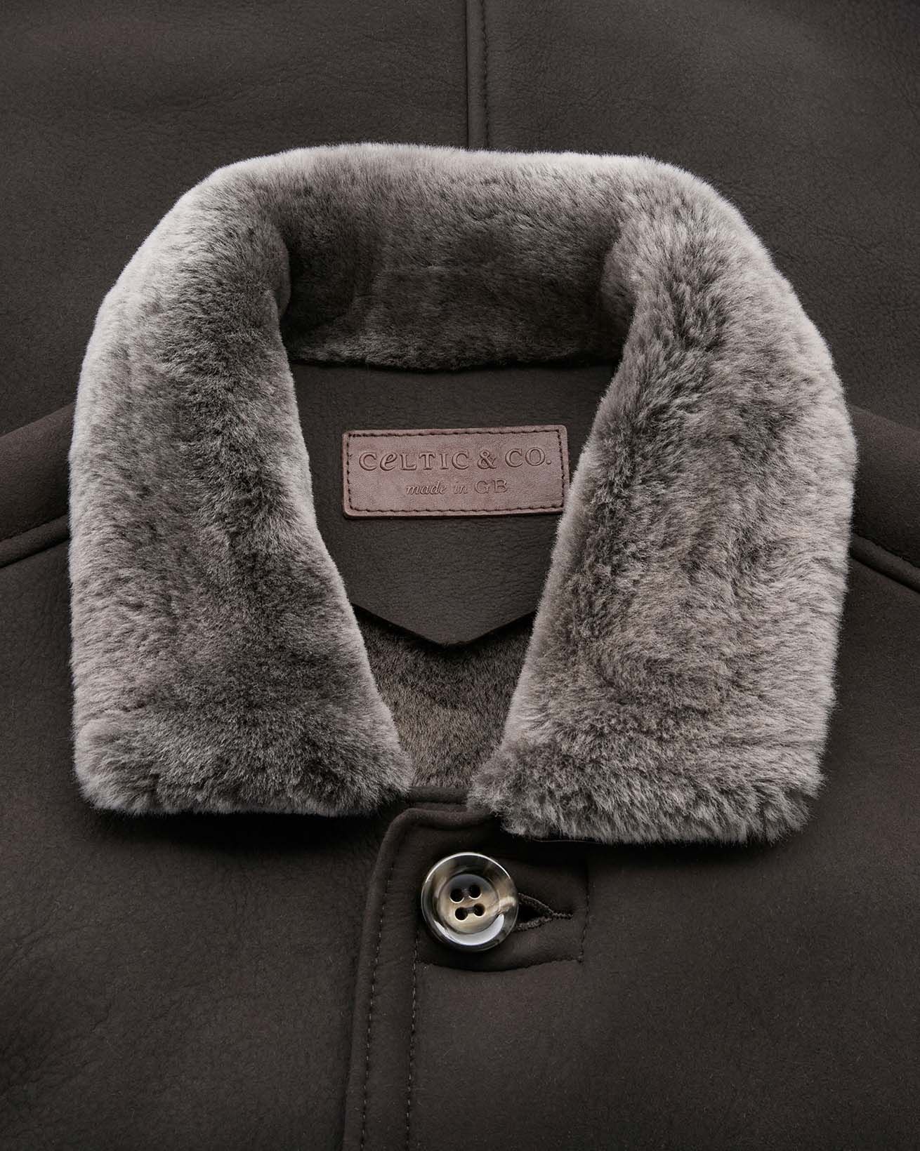 Men's Shearling Box Coat