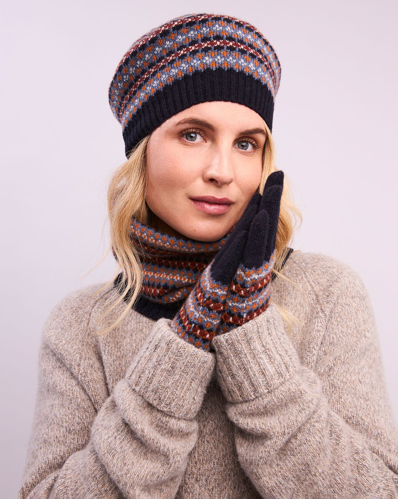 Lambswool Fair Isle Snood