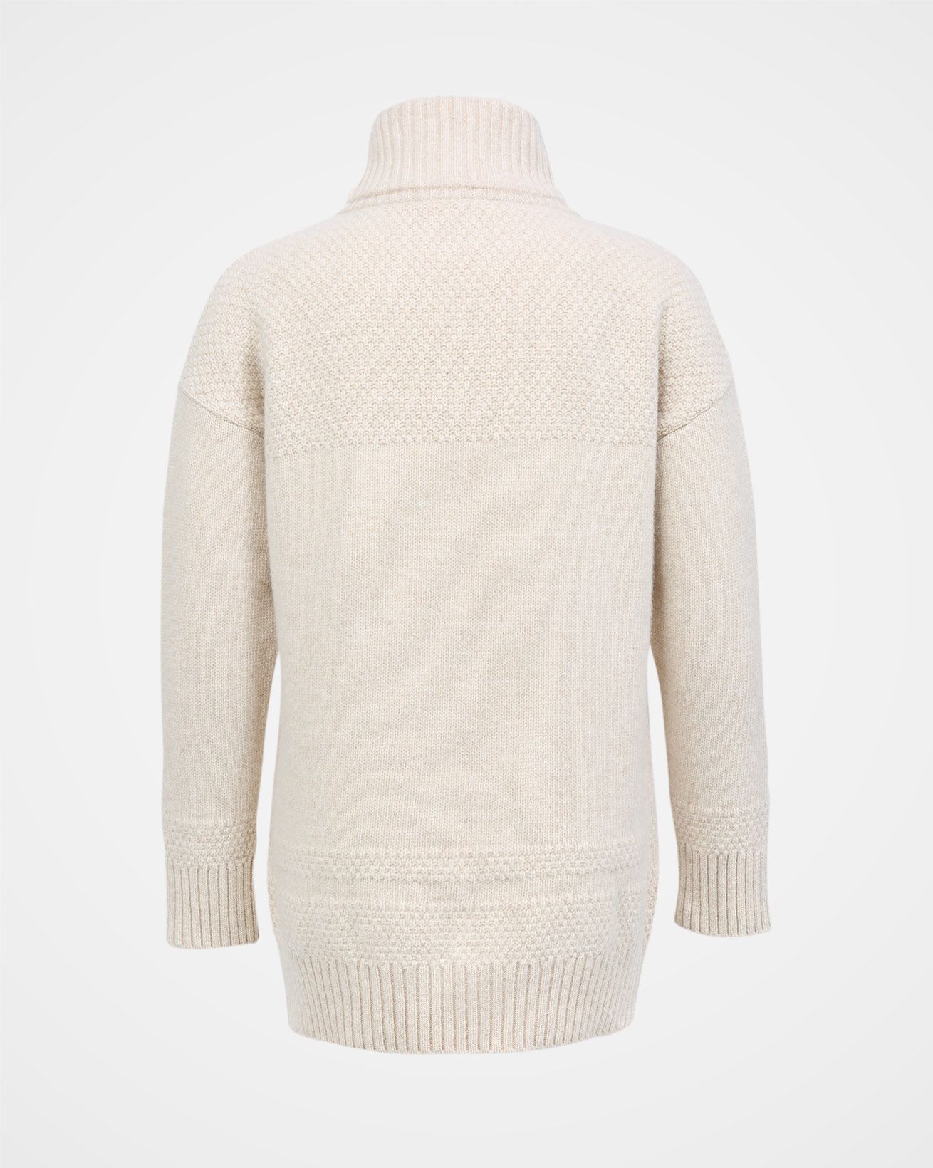 Stitch Detail Funnel Neck Jumper