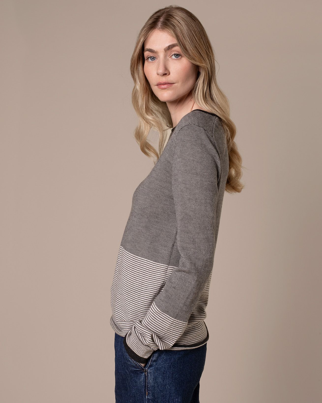 Merino Fine Knit Boat Neck Jumper