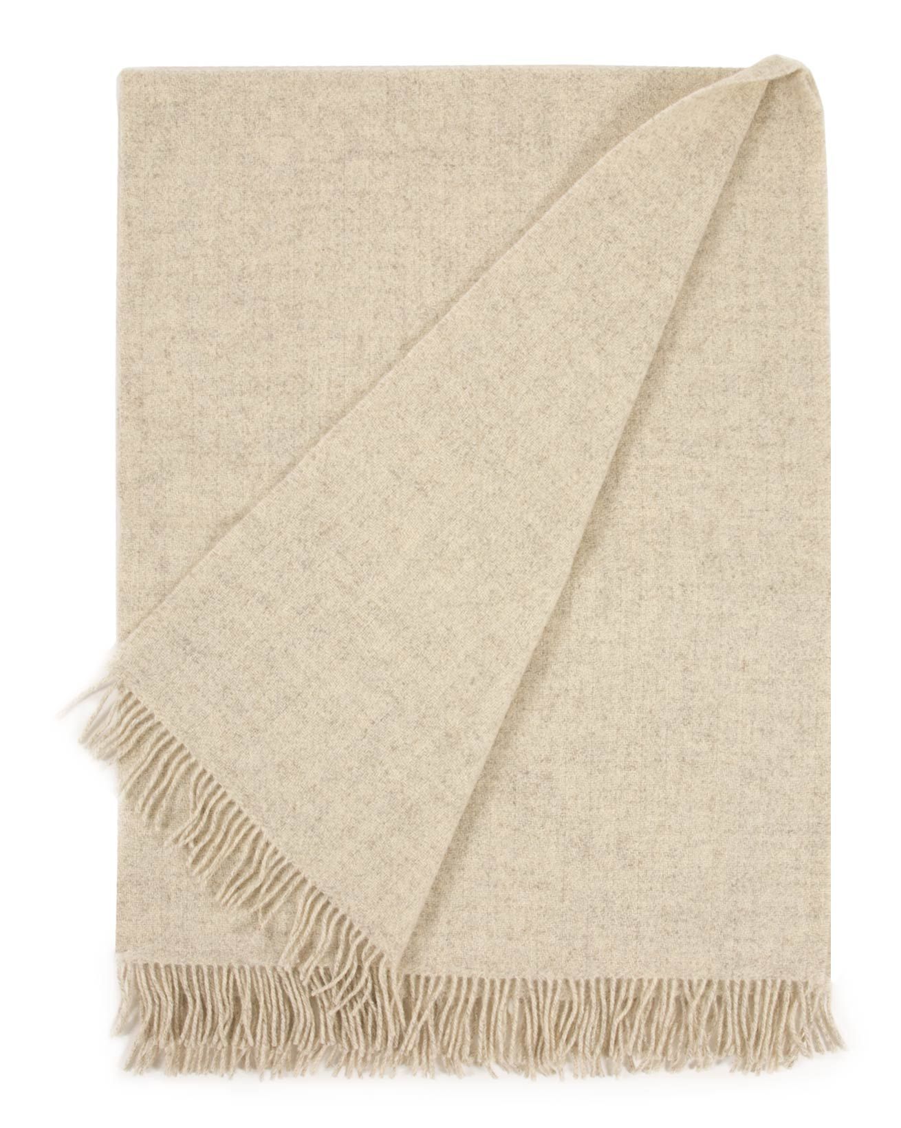 Pure Wool Undyed Throw
