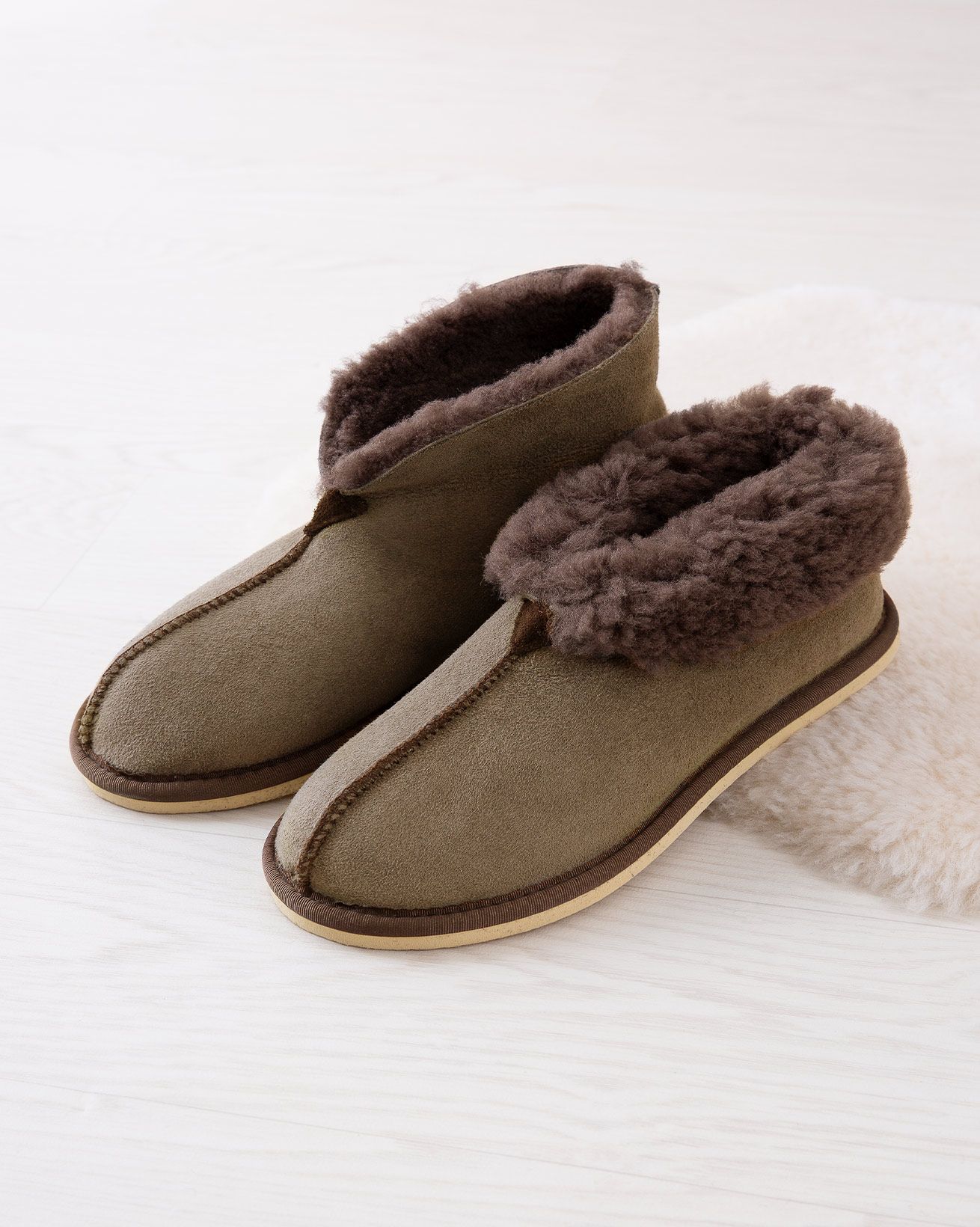 Sheepskin Bootee Slippers